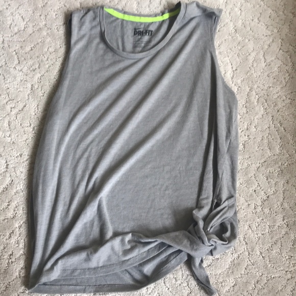 Nike | Tops | Nike Dry Fit Grey Muscle Workout Tank | Poshmark
